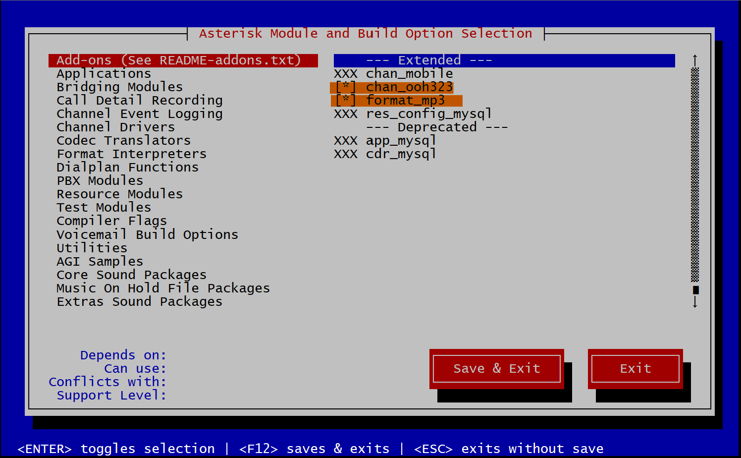 asterisk & freepbx 16 云环境安装配置