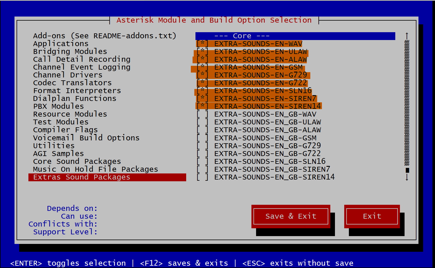 asterisk & freepbx 16 云环境安装配置