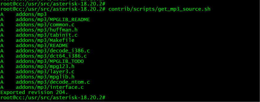 Asterisk 18 LTS安装
